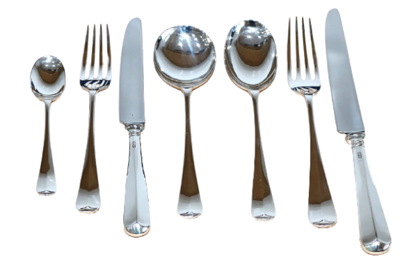 Solid Silver & Gold Embellished Sauce Ladle – Carrs of Sheffield, La ...